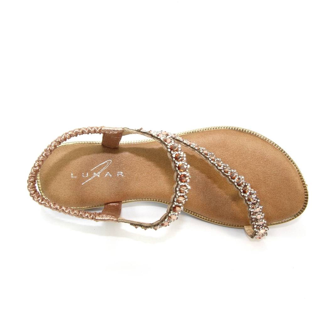 Lunar Shoes Yasmine Glitzy Toe Loop Sandal | Boutique on the Green